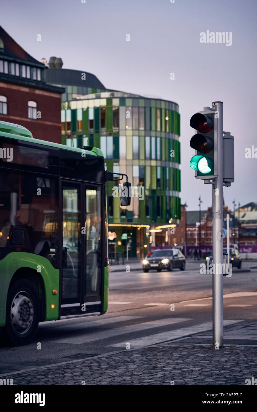 Bus on road Stock Photo - Alamy