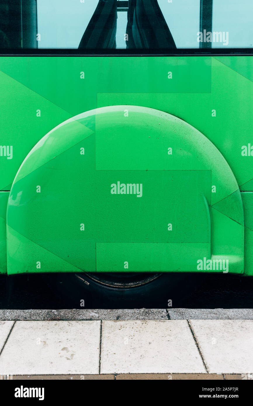Green bus detail hi-res stock photography and images - Alamy