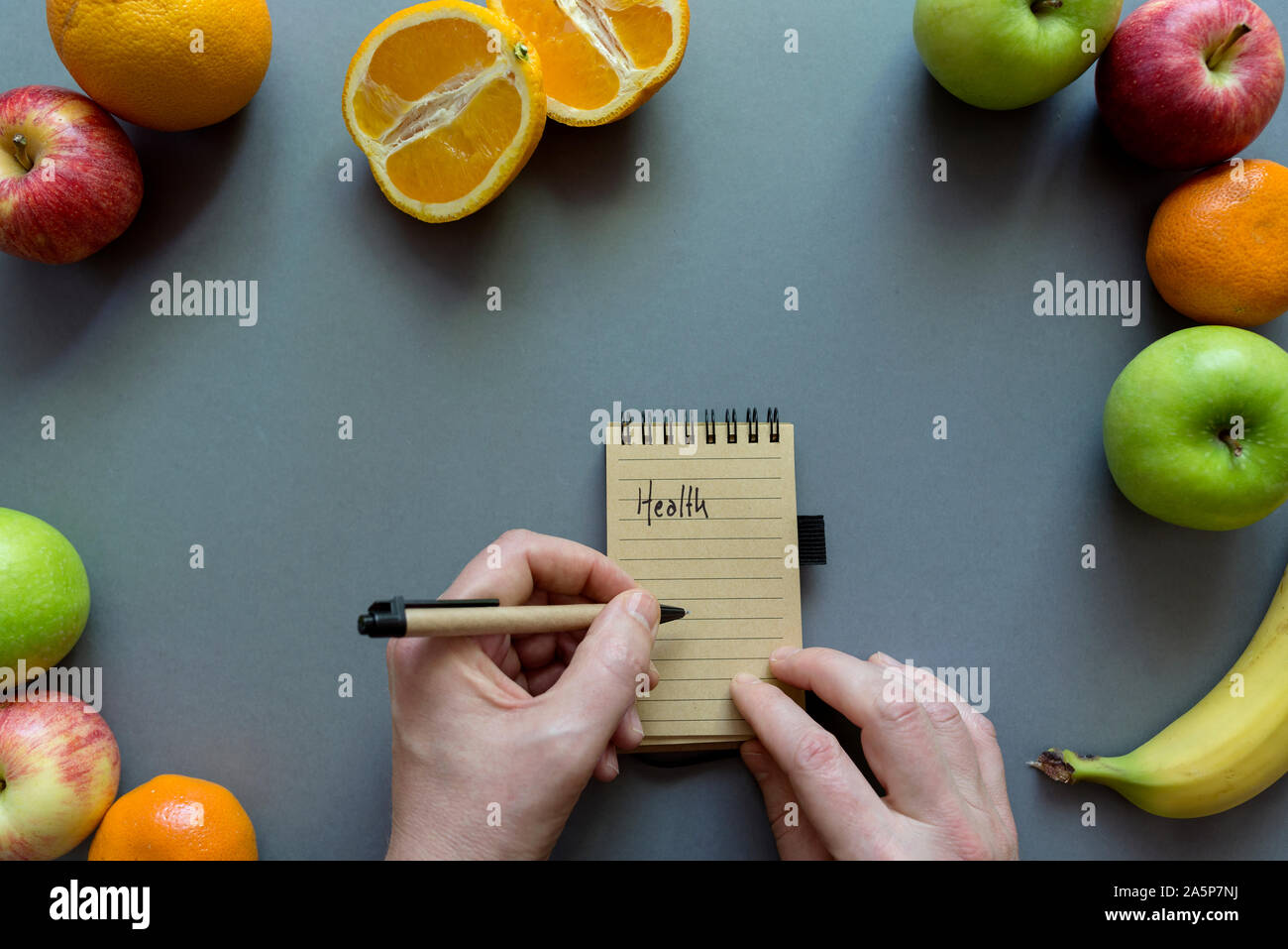 Hand writing in notebook hi-res stock photography and images - Alamy
