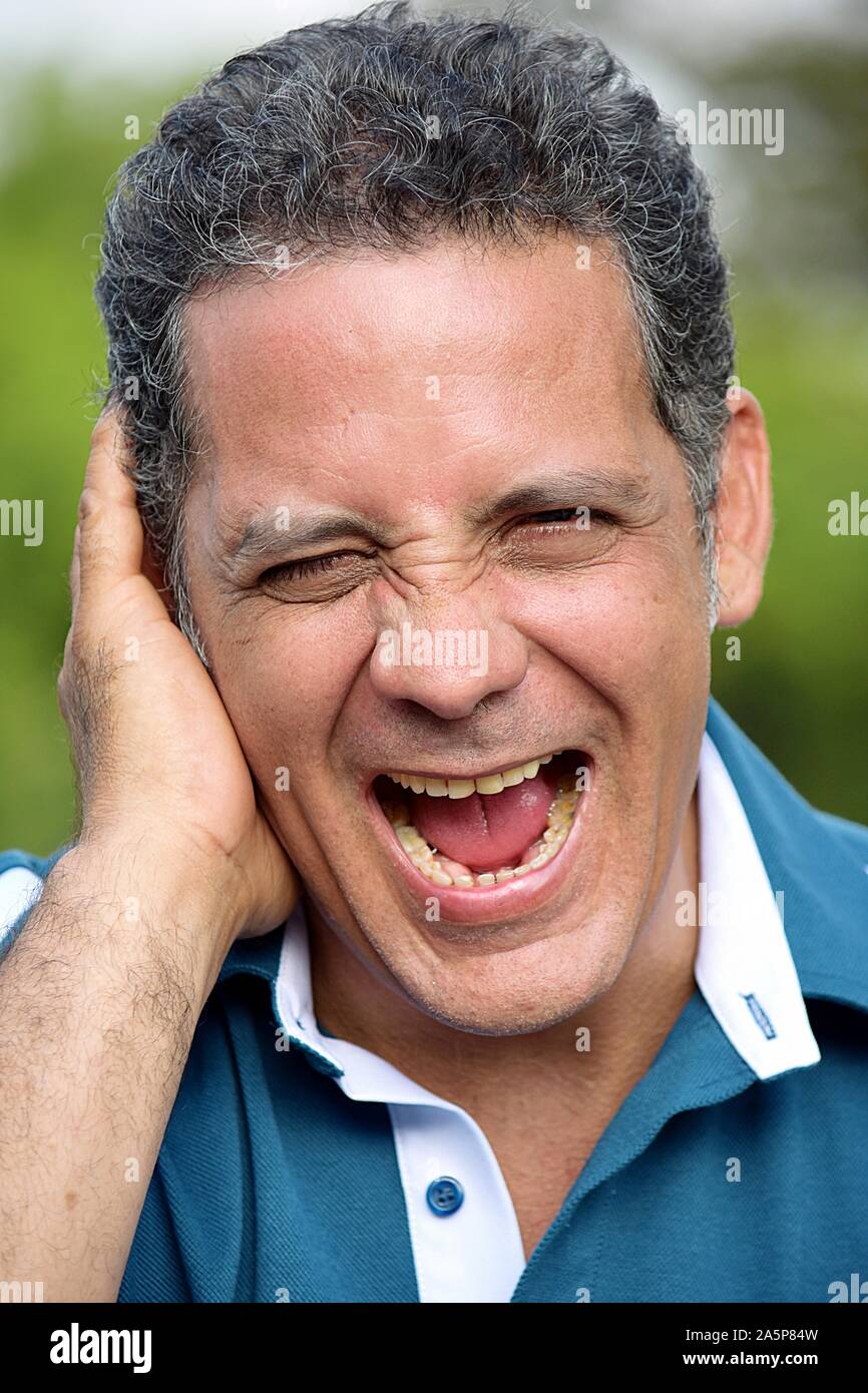 Handsome Person Laughing Stock Photo - Alamy
