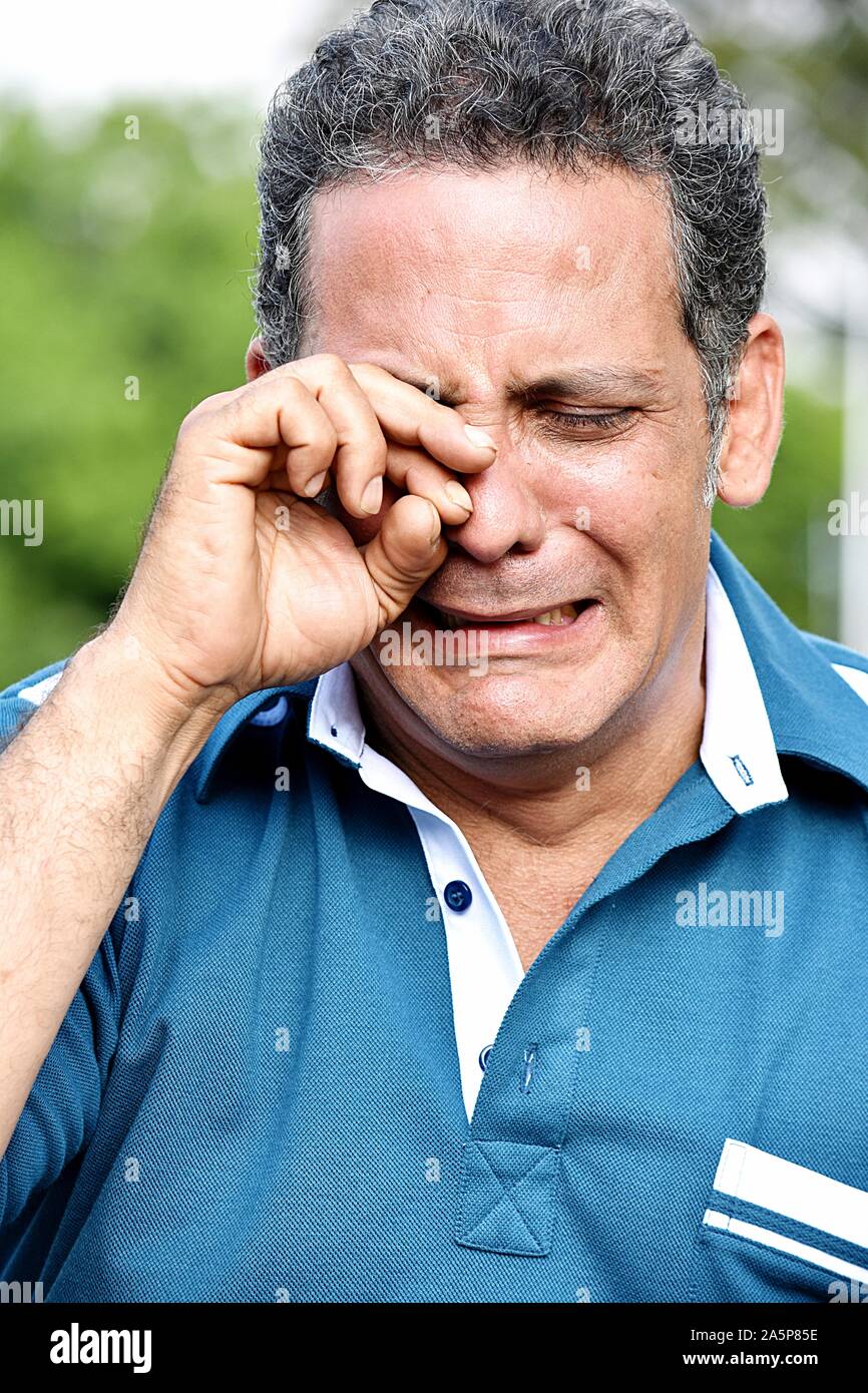 Tearful male hi-res stock photography and images - Alamy