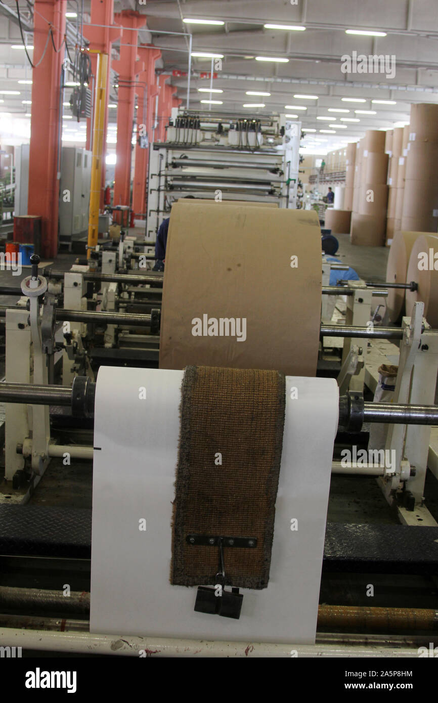 Roll Paper - Factory Stock Photo - Alamy