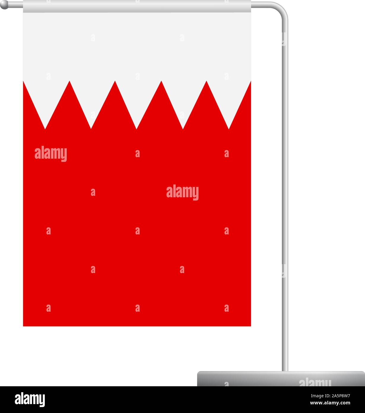 Bahrain flagpole vector hi-res stock photography and images - Alamy