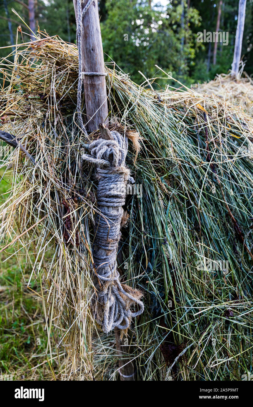 Hay drying rack hi-res stock photography and images - Alamy
