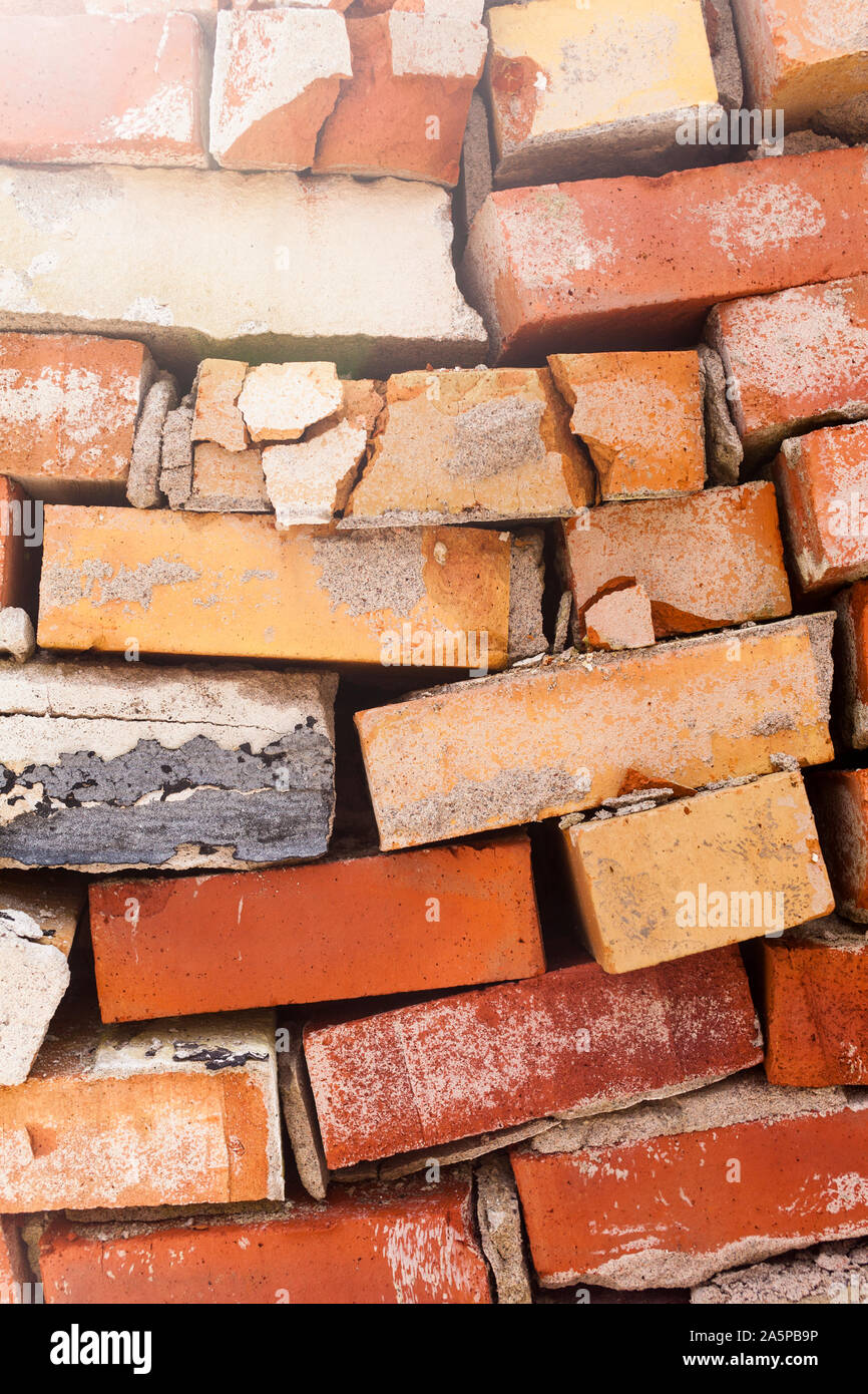Stack of bricks Stock Photo - Alamy