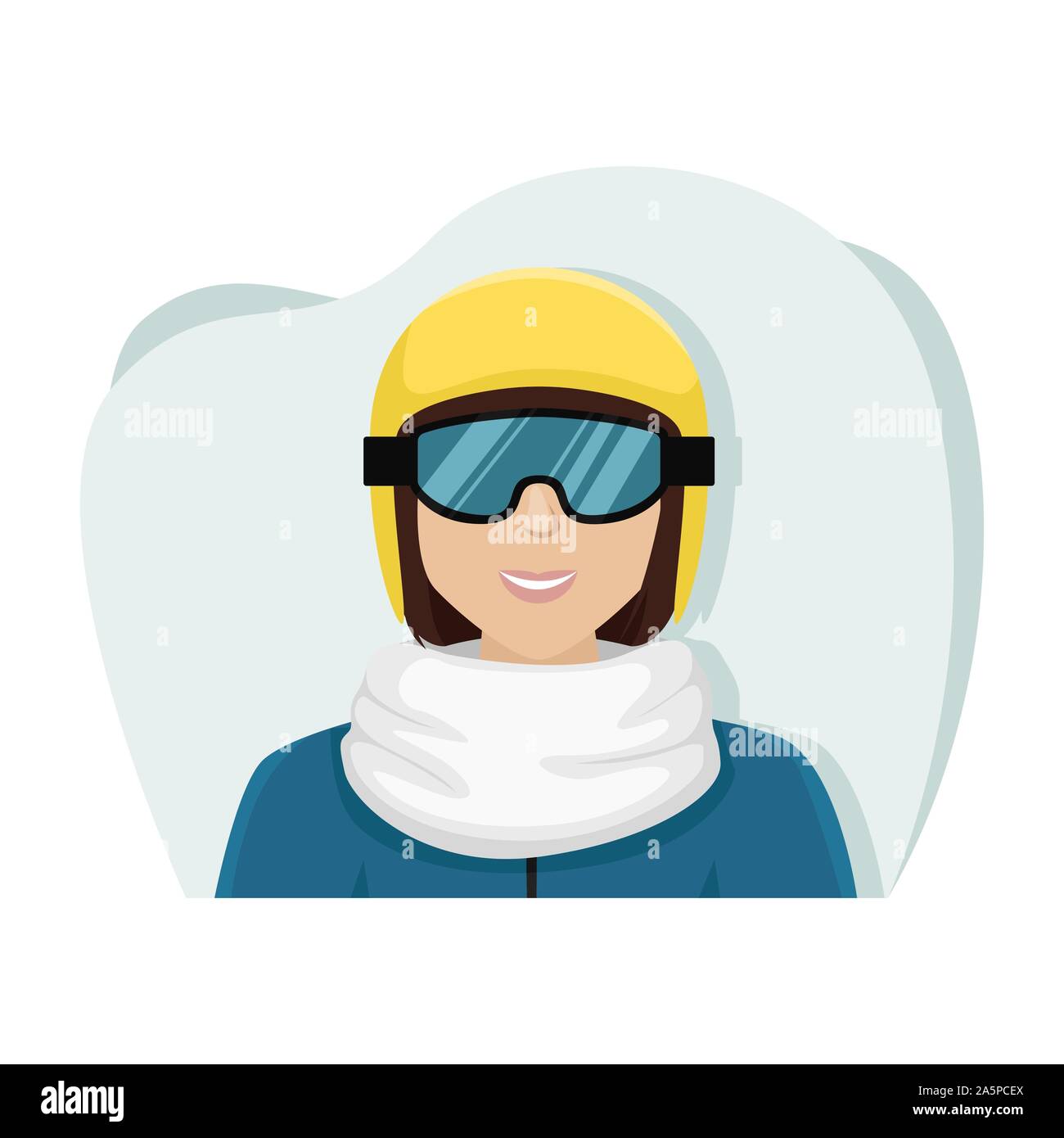 Cartoon Snowboarder Cut Out Stock Images & Pictures - Alamy