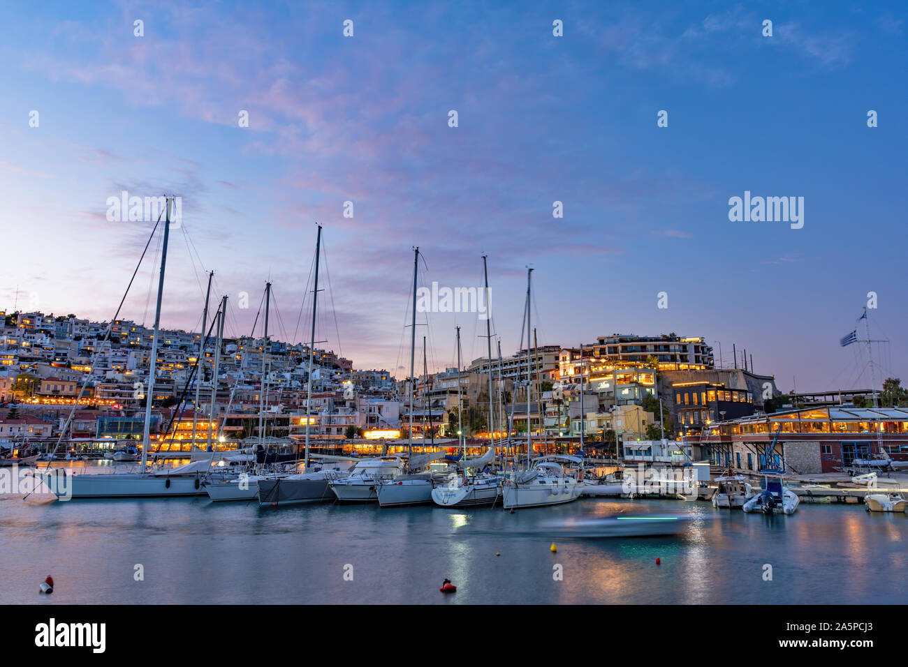 Mikrolimano harbor hi-res stock photography and images - Alamy