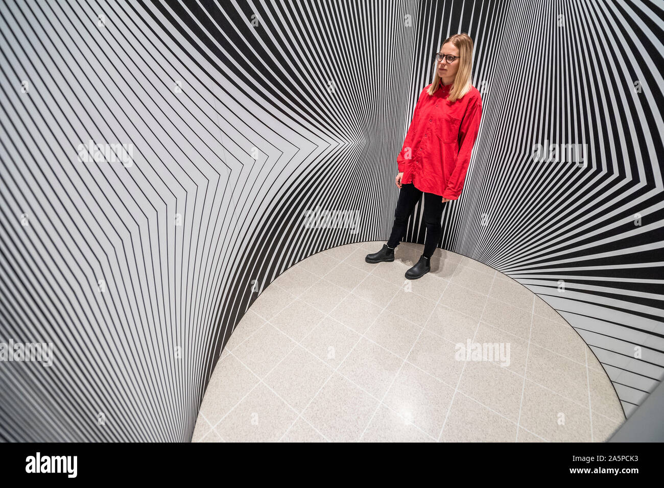 Bridget riley continuum hi-res stock photography and images - Alamy