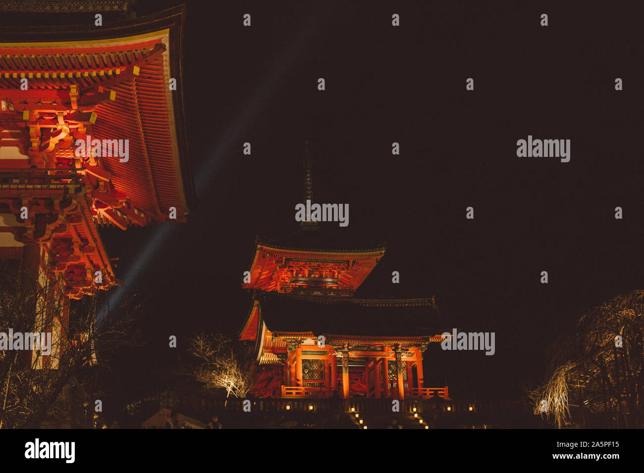 Temple at night Stock Photo - Alamy