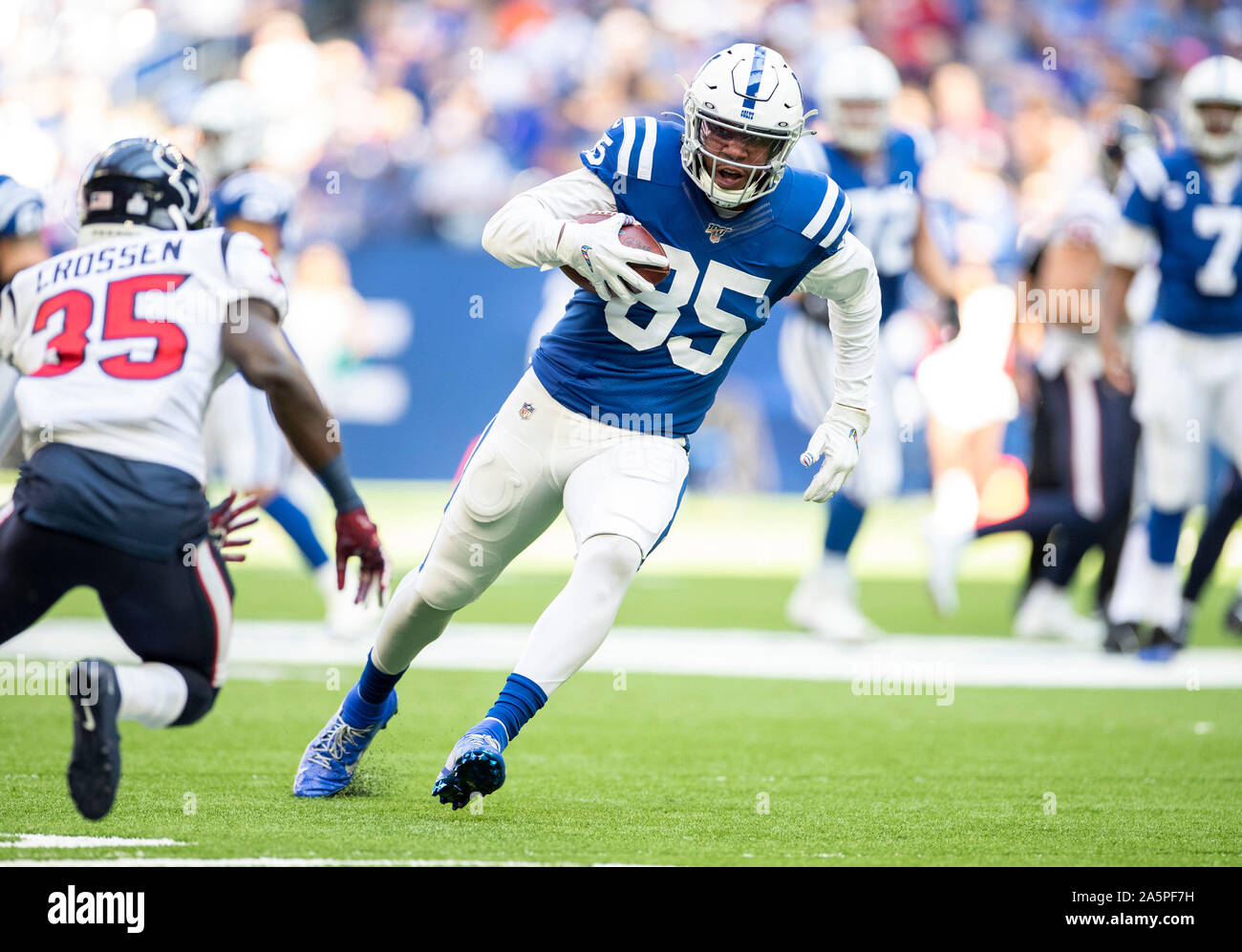 Indianapolis, Indiana, USA. 20th Oct, 2019. Indianapolis Colts tight ...