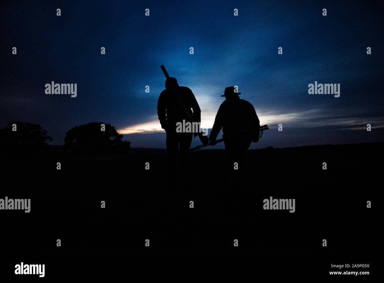 Hunters in the night hi-res stock photography and images - Alamy