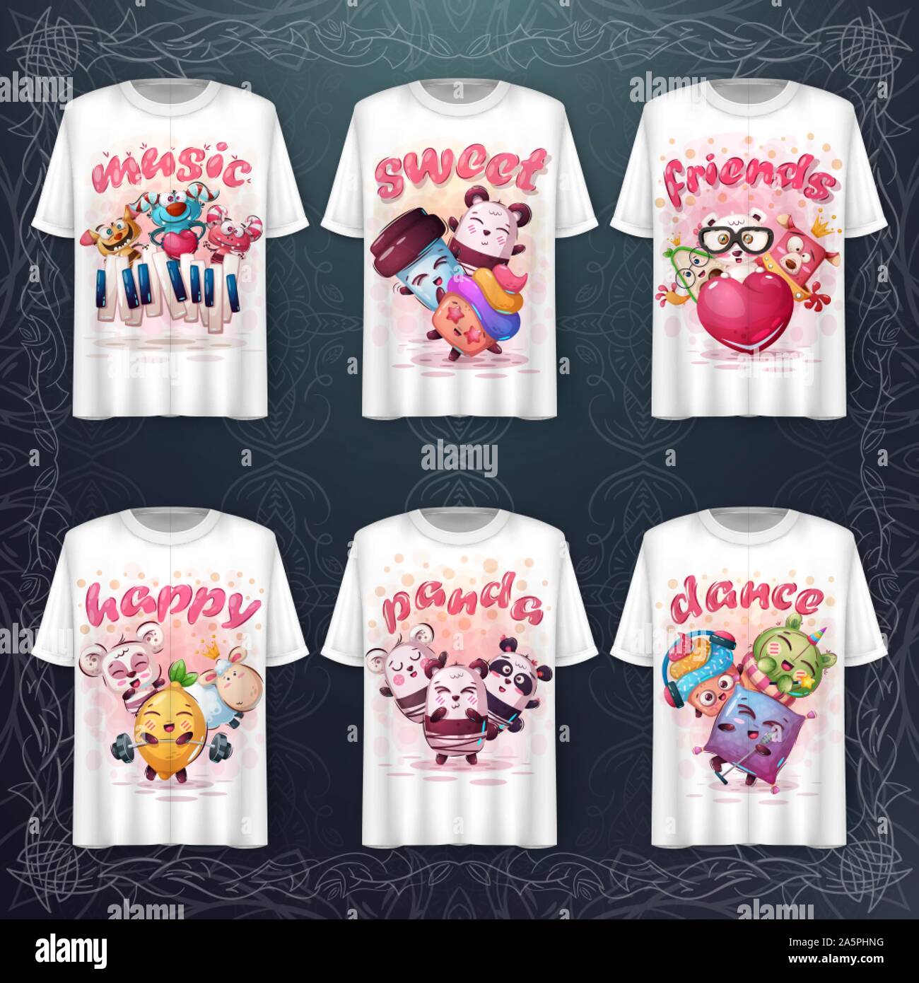 Set cute animal - mockup for your idea Stock Vector Image & Art - Alamy