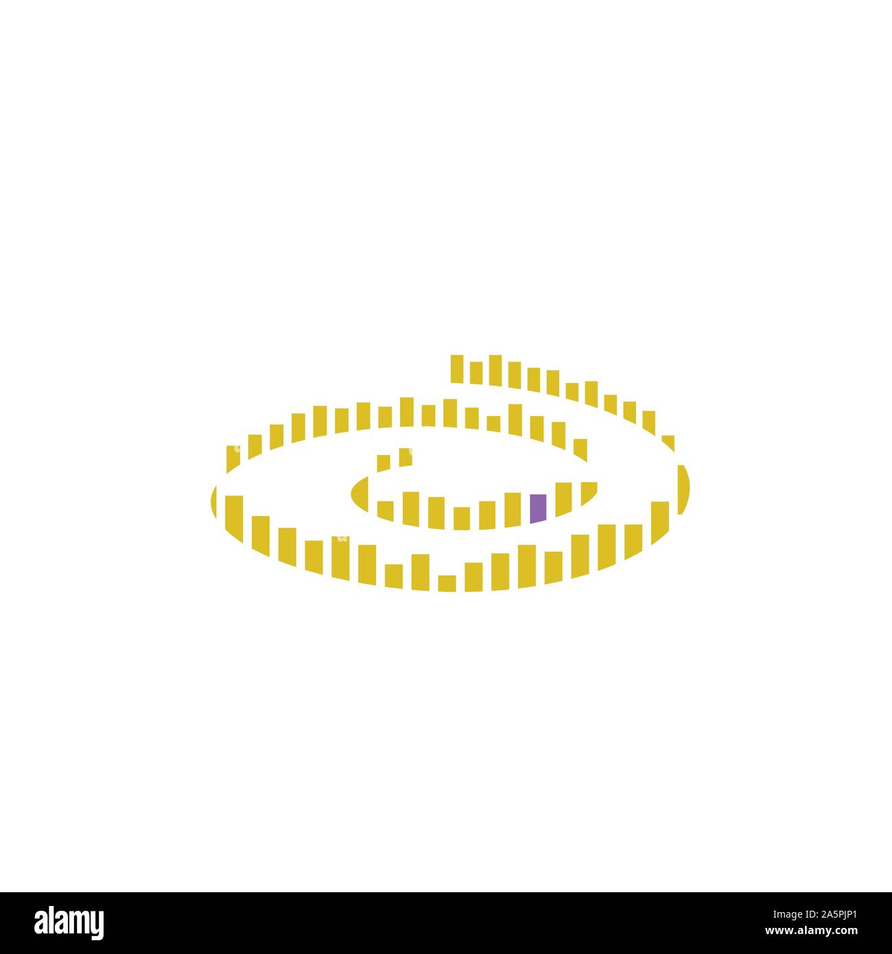 Spiral vector logo. Spiral emblem. Linear logo Stock Vector Image & Art ...