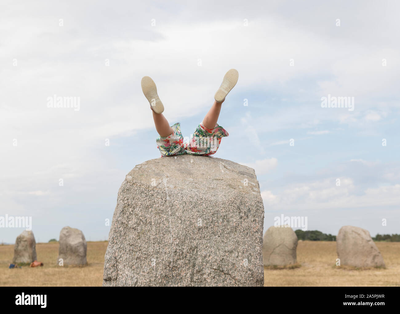 Behind stone hi-res stock photography and images - Alamy