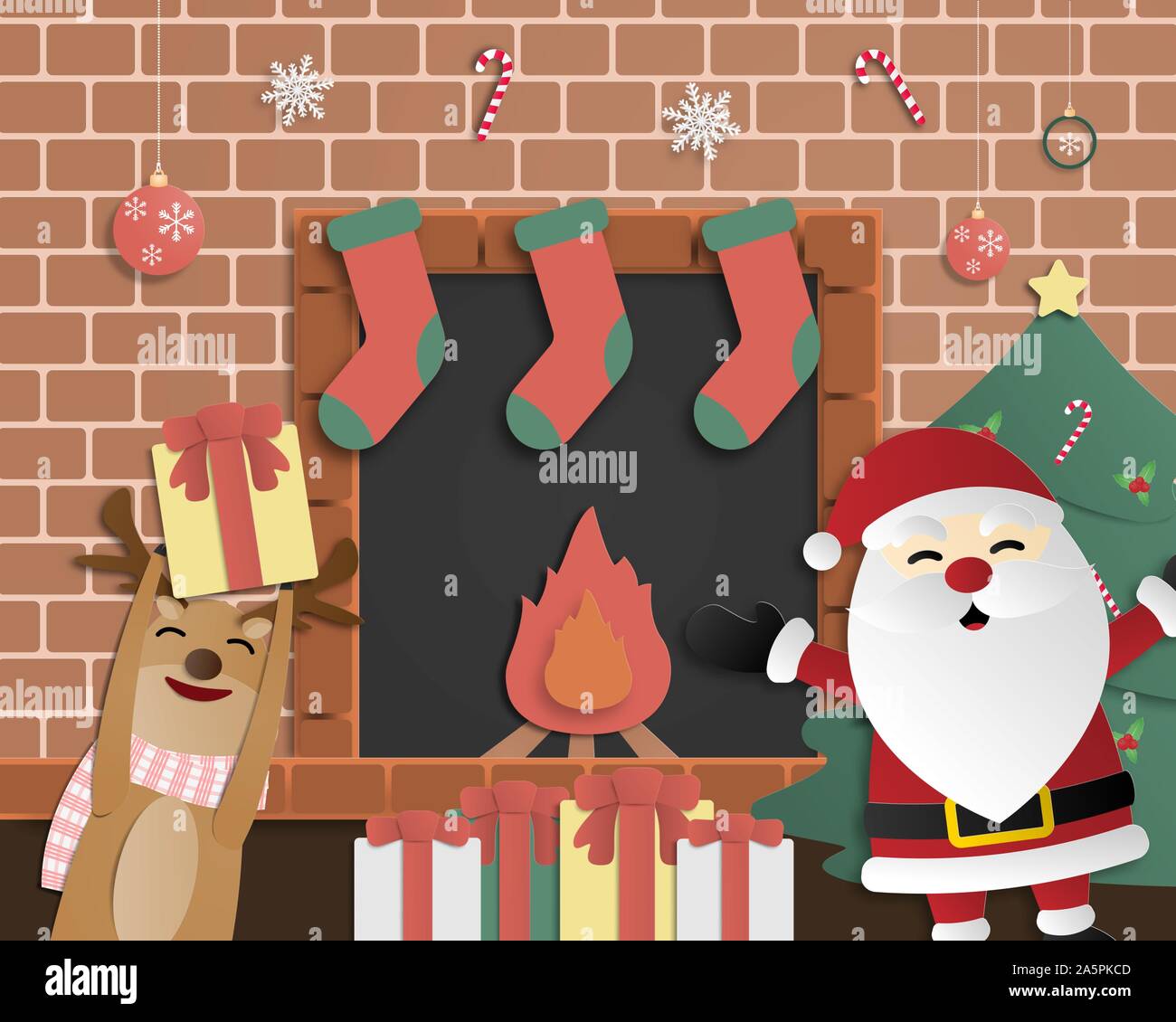 Party flat lay paper Stock Vector Images - Alamy