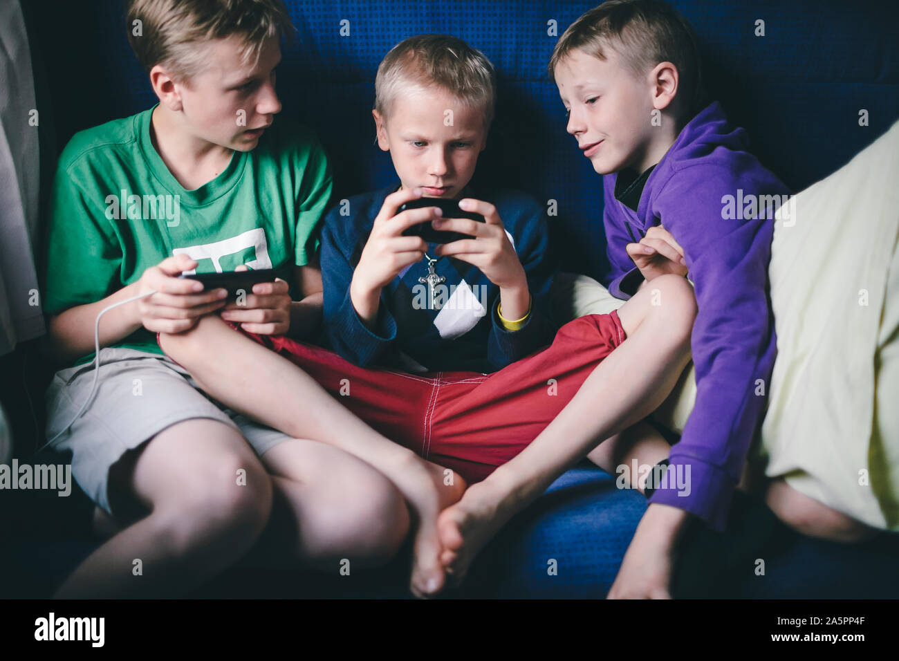 Boys playing train hi-res stock photography and images - Alamy