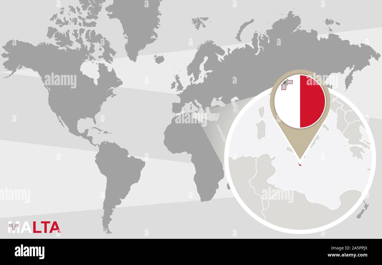 Malta World Map