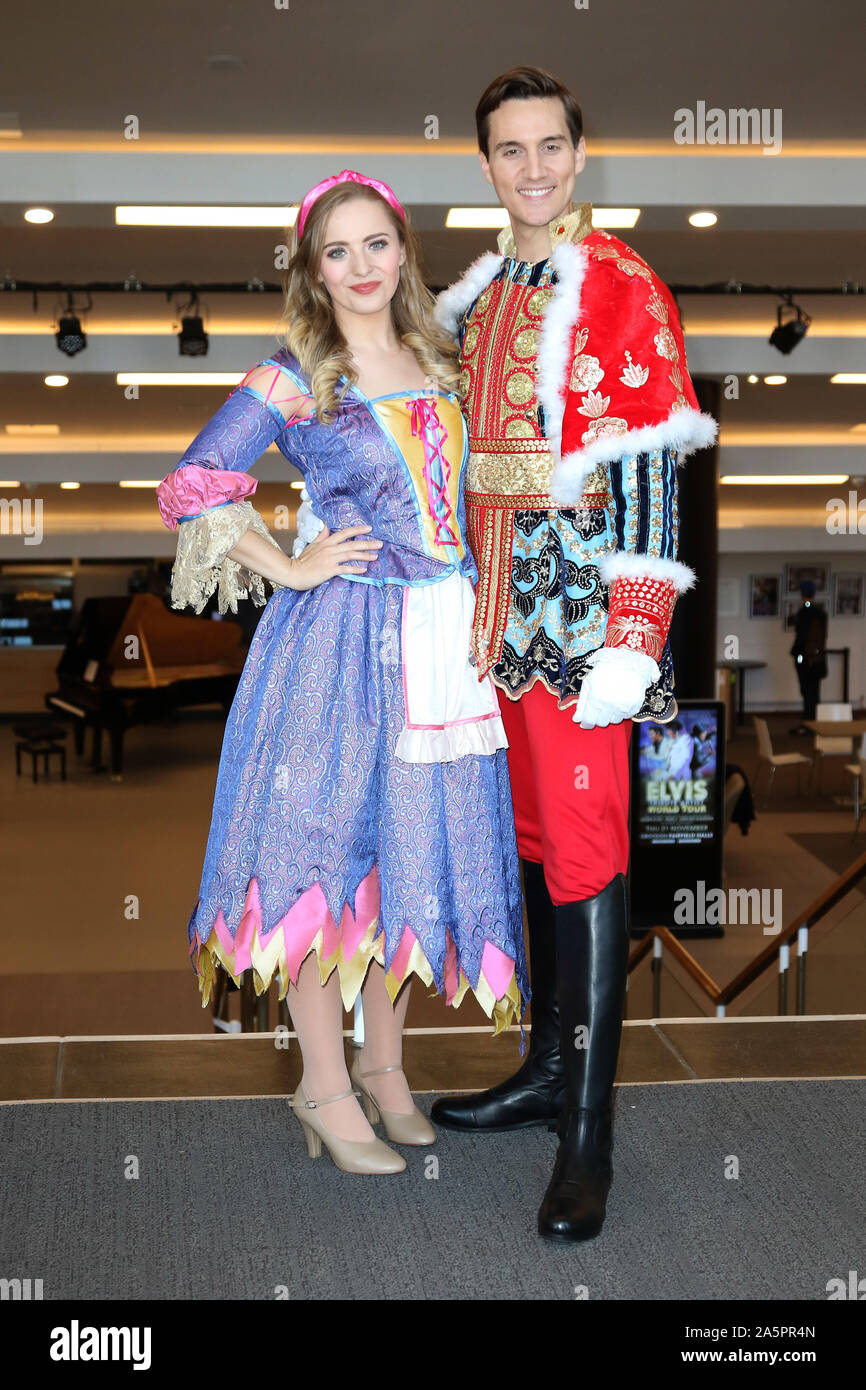 Grace Chapman as Cinderella and James Bisp as Prince Charming ...