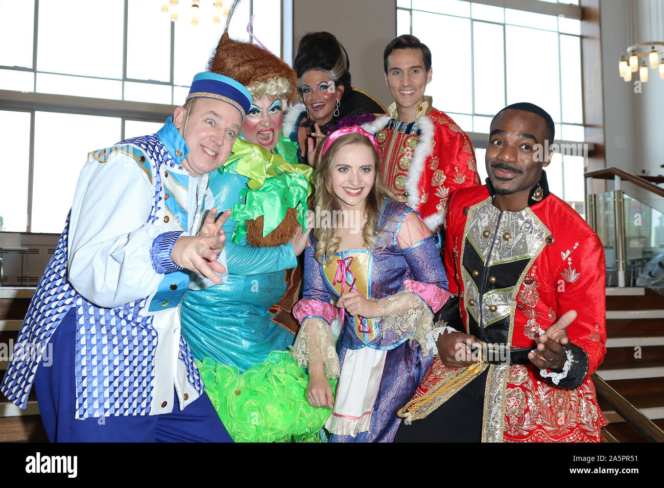 Grace Chapman as Cinderella, James Bisp as Prince Charming, Ore Oduba ...