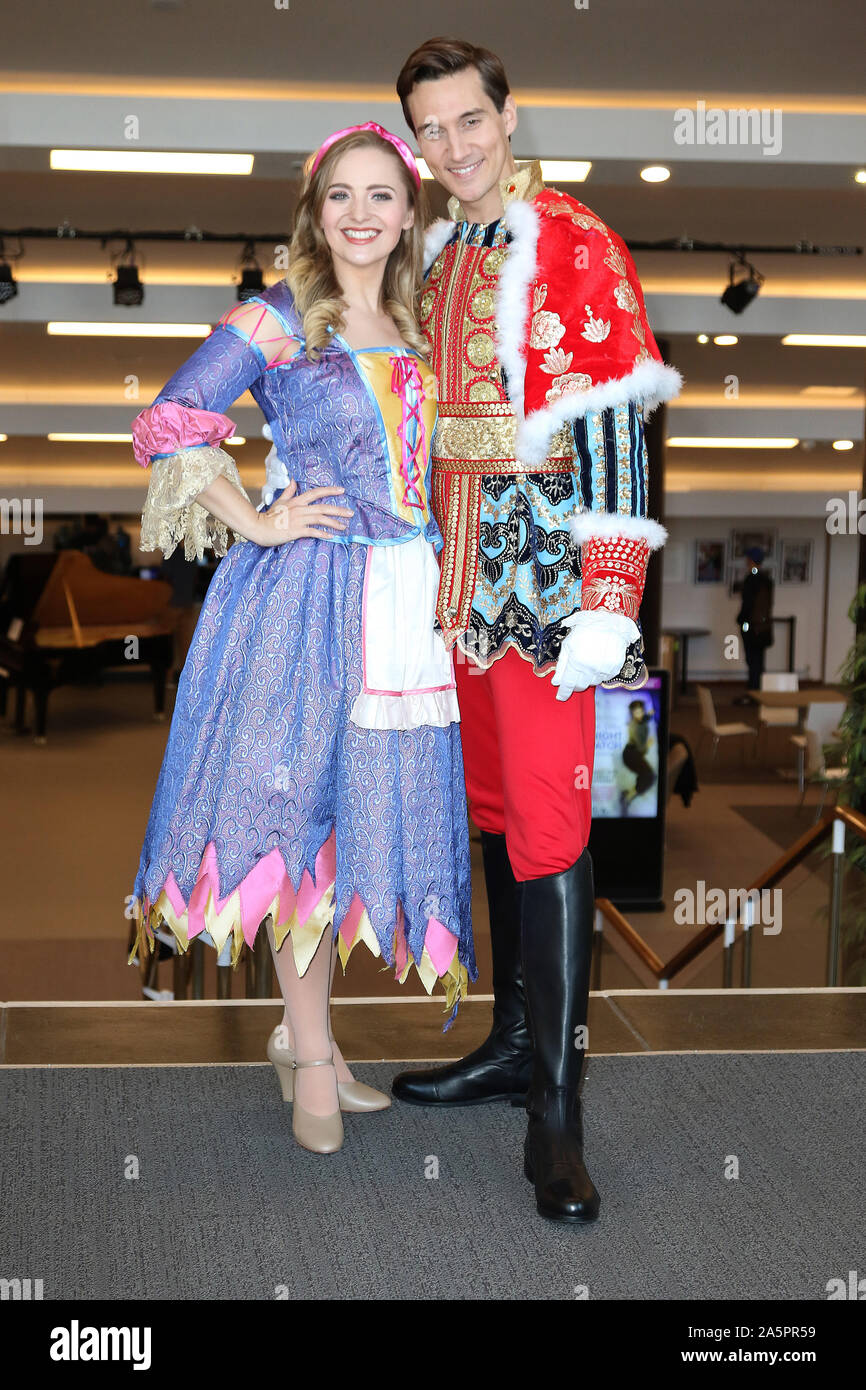 Grace Chapman as Cinderella and James Bisp as Prince Charming ...