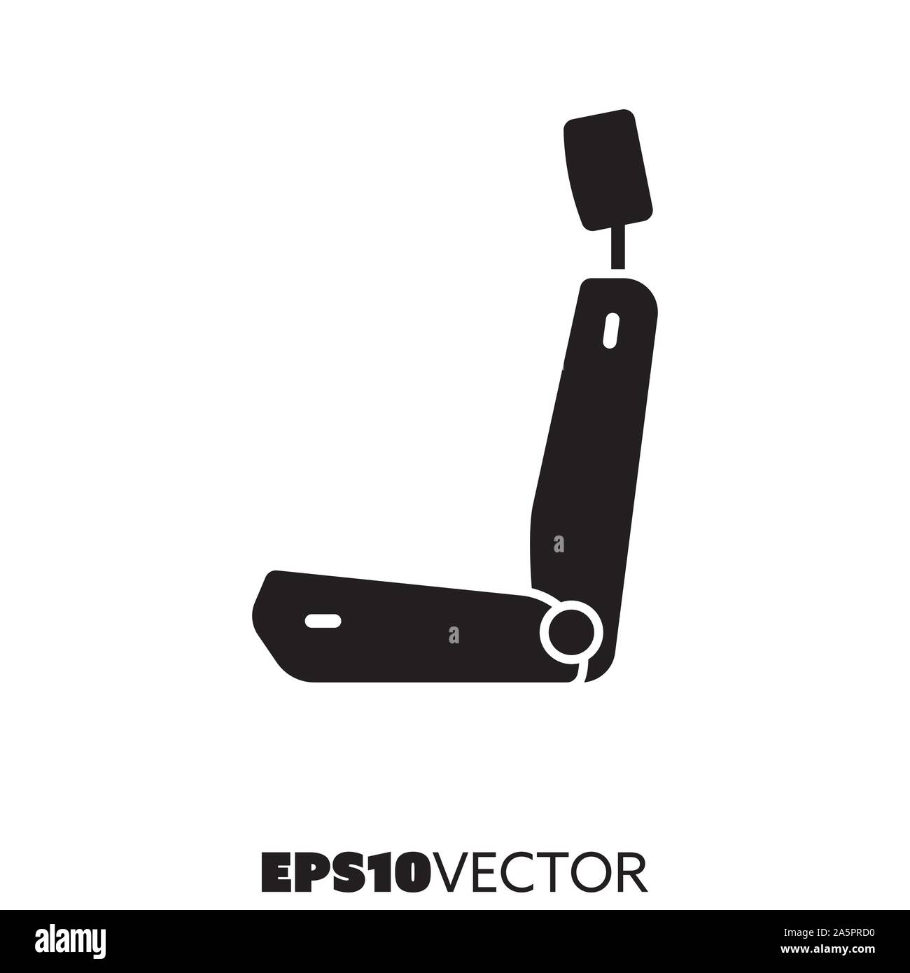 Black drivers seat Stock Vector Images - Alamy