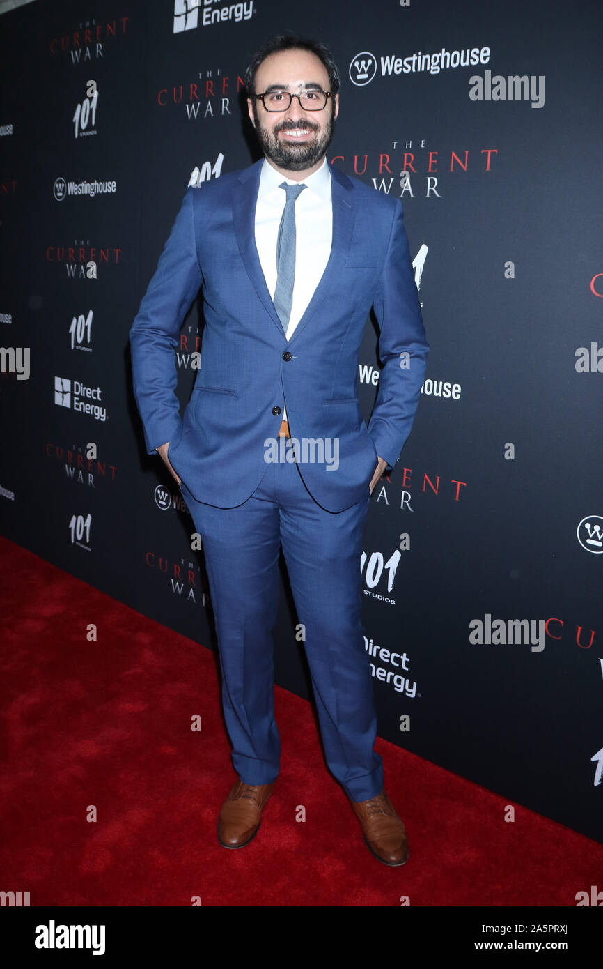 New York, NY, USA. 21st Oct, 2019. Adam Sidman at The Premiere of The ...