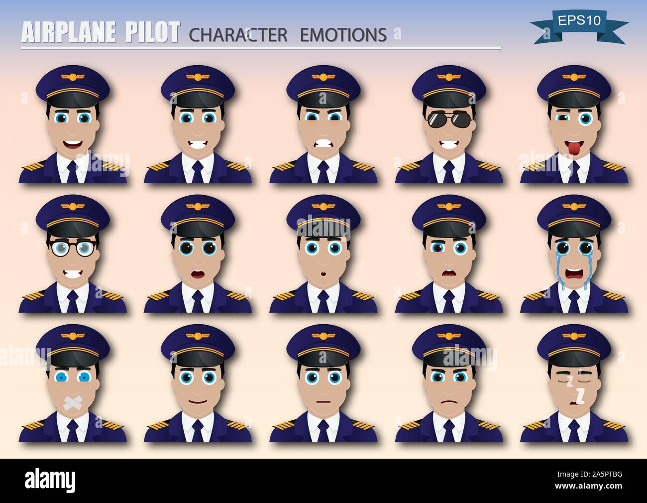 Airplane Pilot Cap High Resolution Stock Photography and Images - Alamy