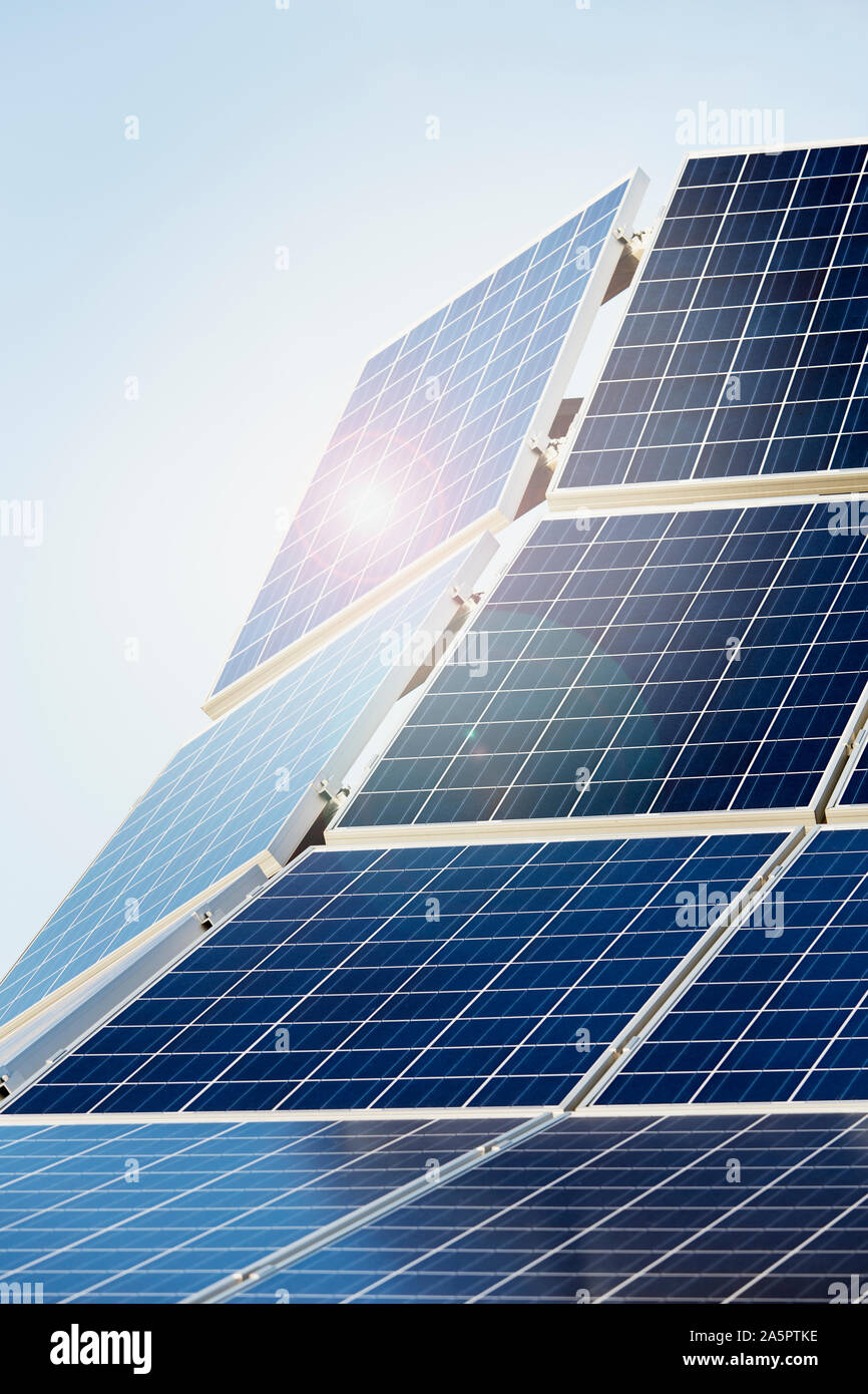 Solar panels, close-up Stock Photo - Alamy