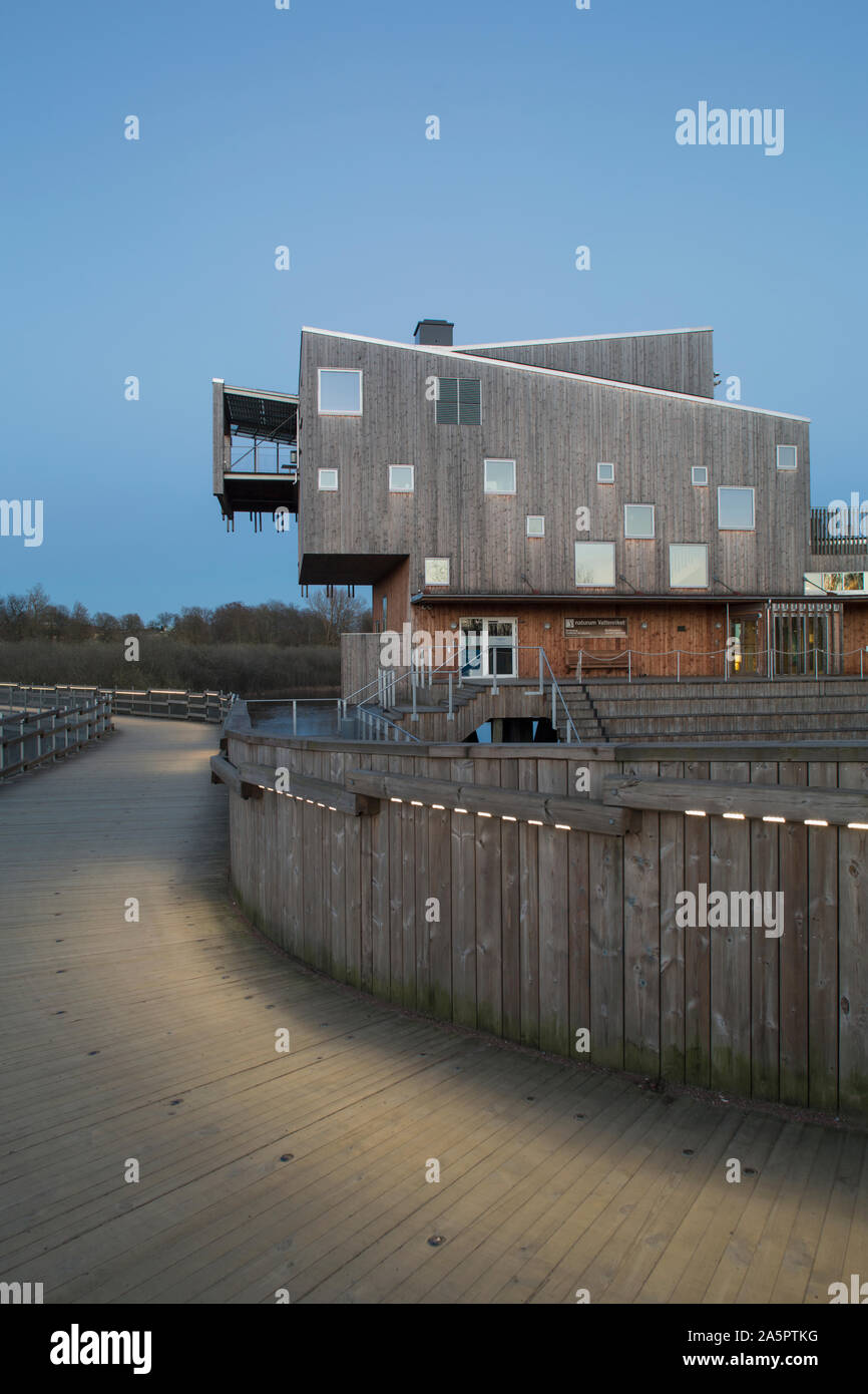 Modern wooden building Stock Photo - Alamy