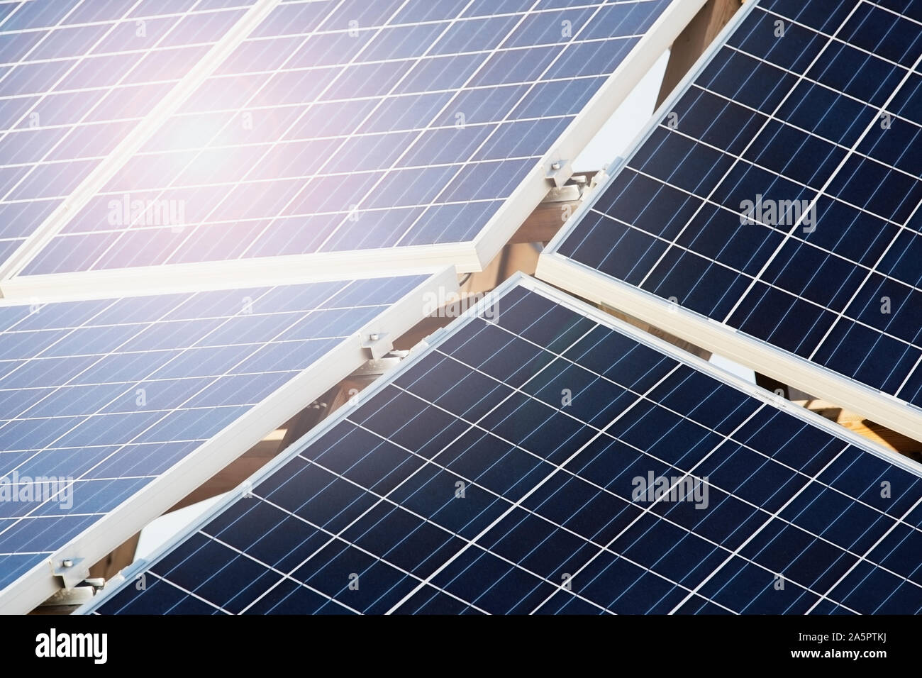 Solar panels, close-up Stock Photo - Alamy