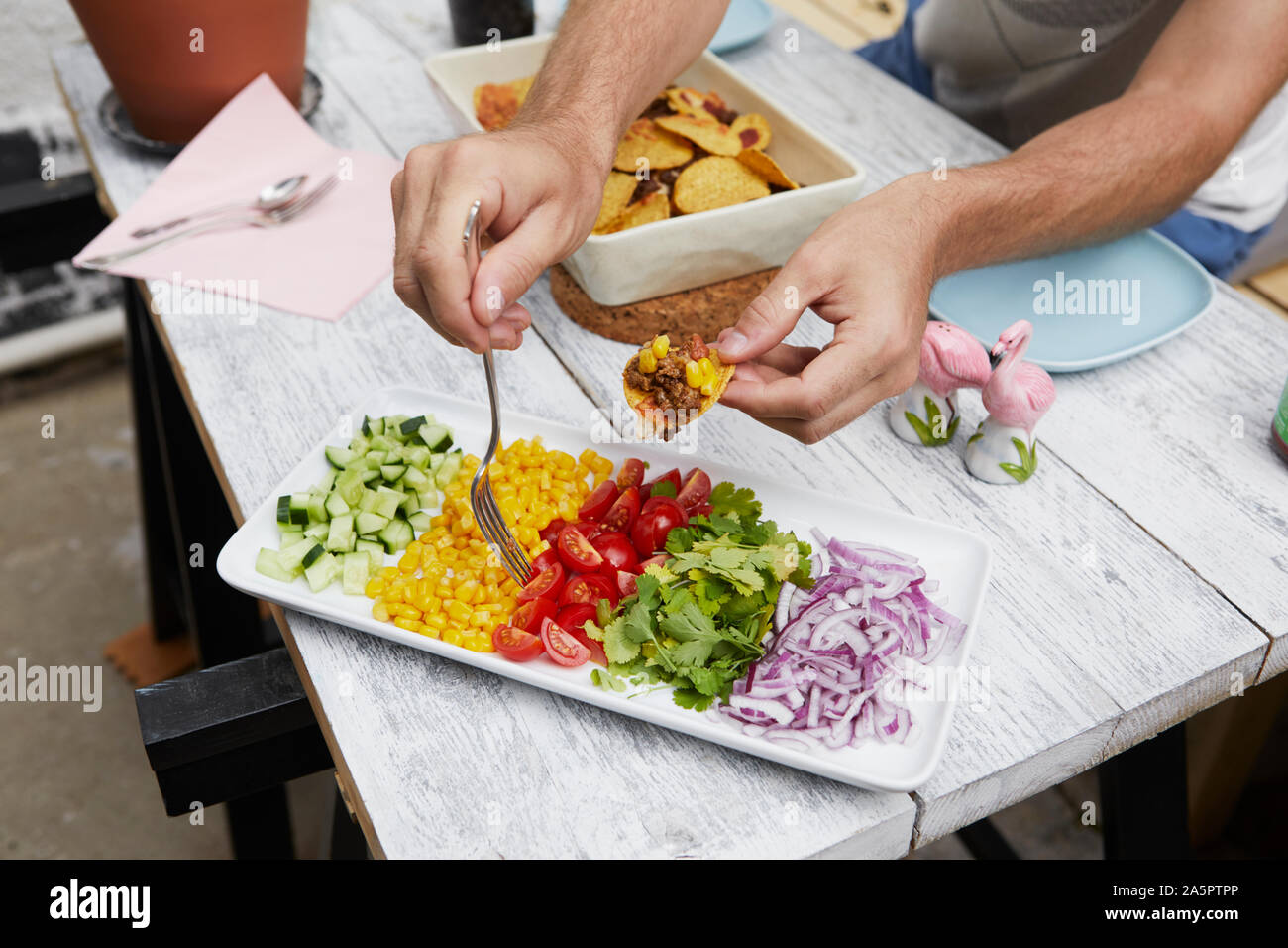 Having snacks hi-res stock photography and images - Alamy