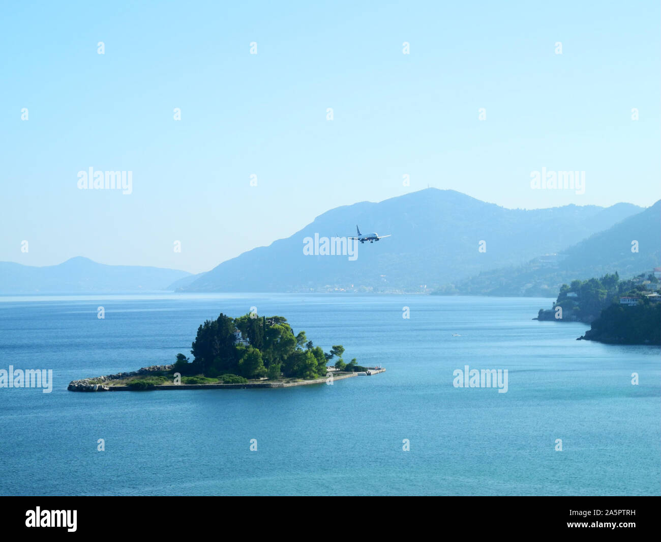 Mouse island in Corfu Stock Photo - Alamy