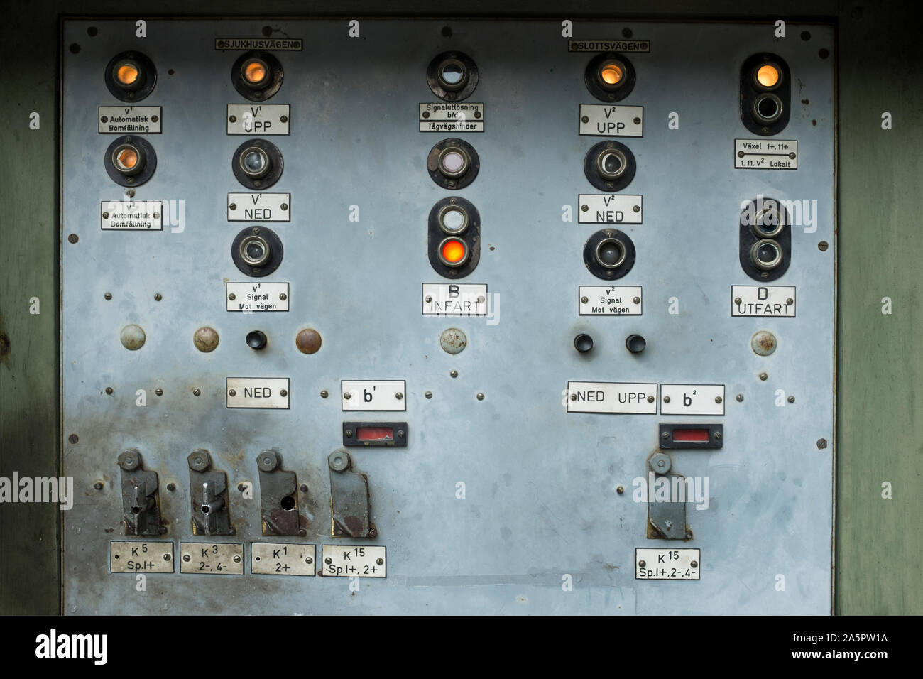 Train control panel hi-res stock photography and images - Alamy