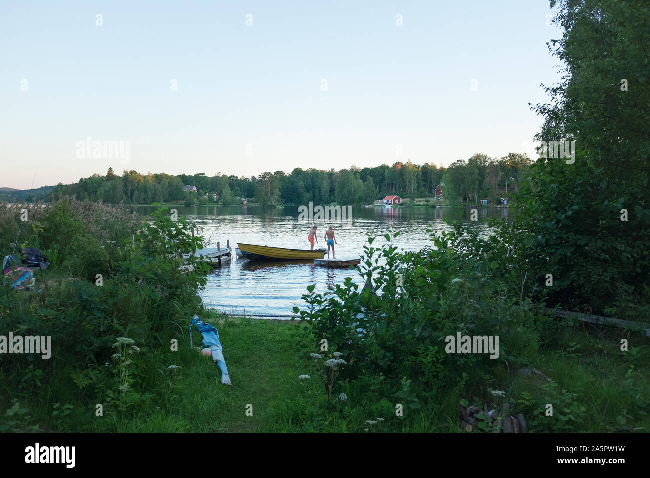 Two Canoes Together High Resolution Stock Photography and Images - Alamy