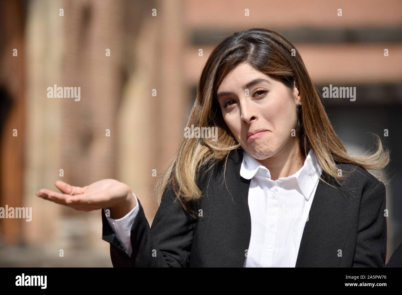 Business Woman Making A Decision Stock Photo - Alamy