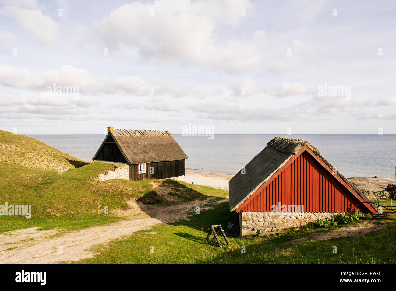 Buildings at sea Stock Photo - Alamy