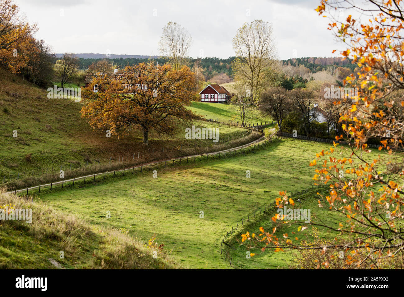 View of rural landscape Stock Photo - Alamy