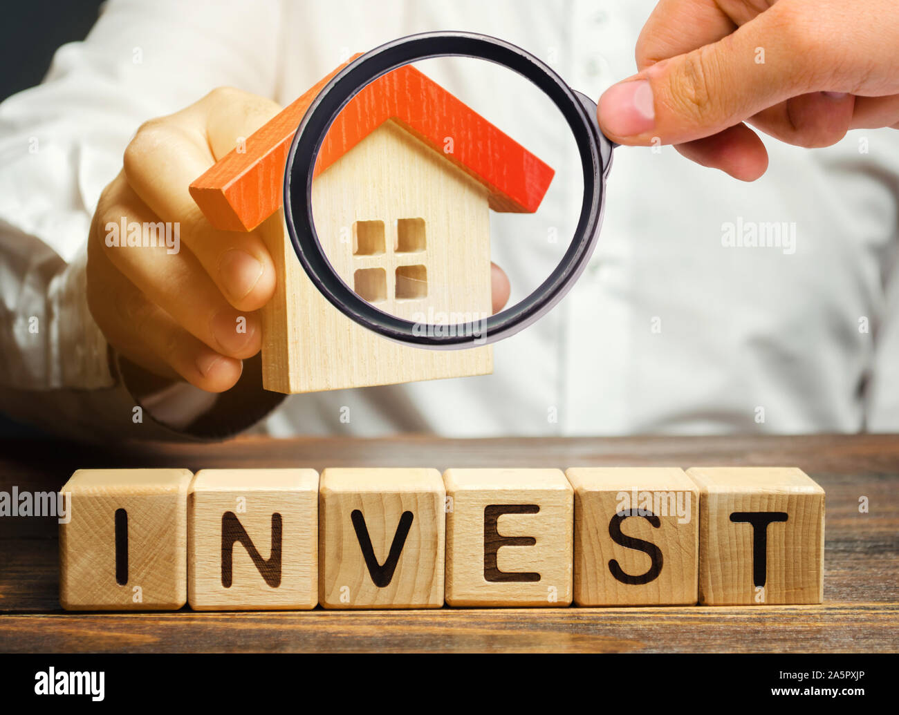 Hands growth building blocks hi-res stock photography and images - Alamy