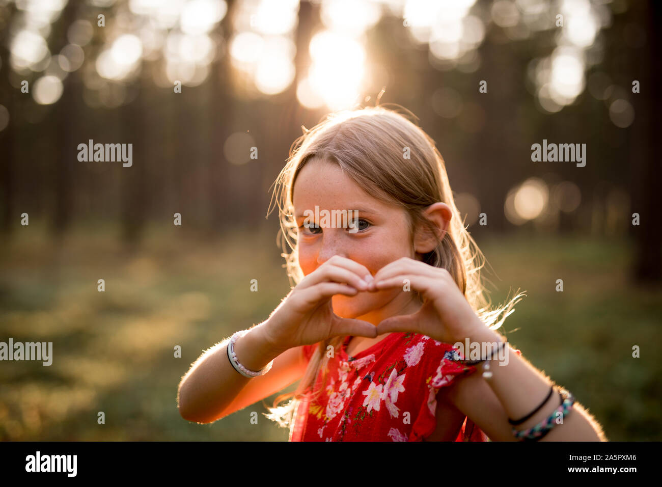 Positive caucasian girl making hi-res stock photography and images - Alamy