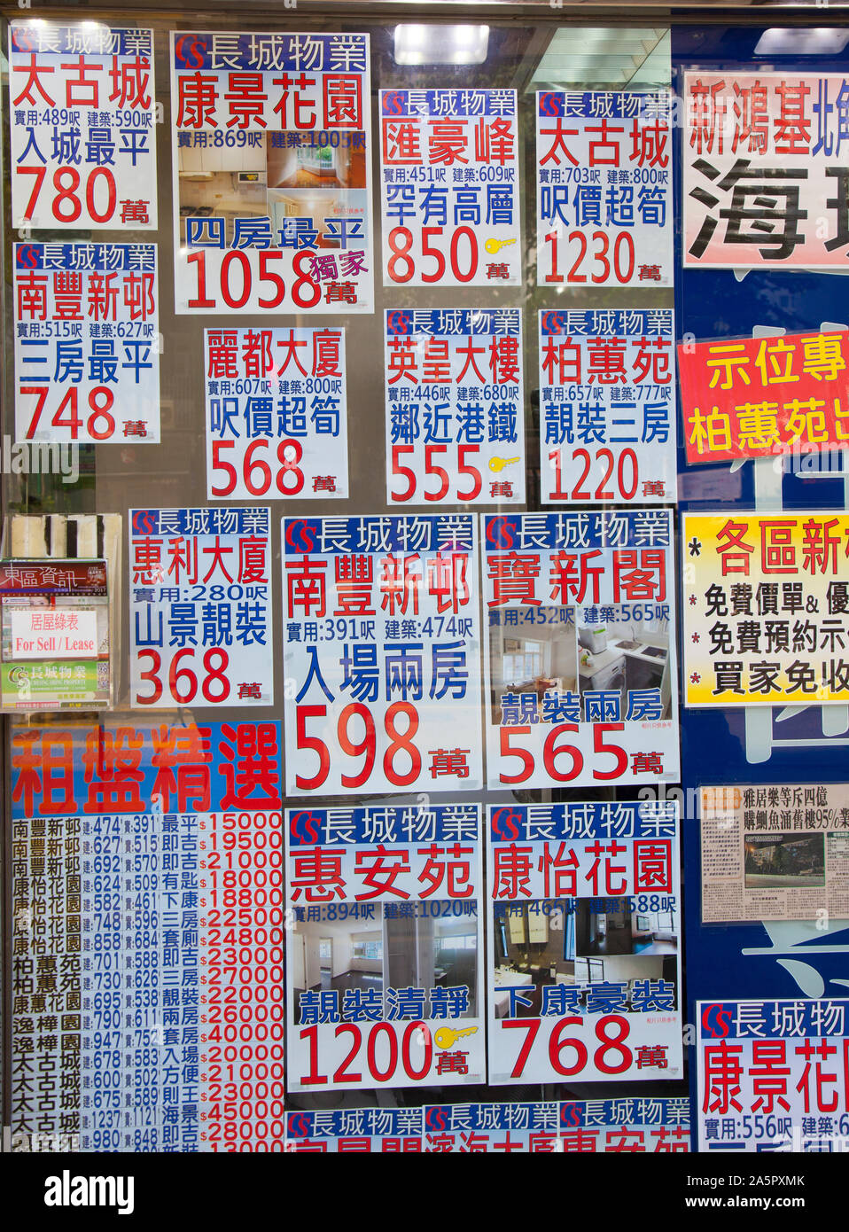 Prices on display Stock Photo - Alamy