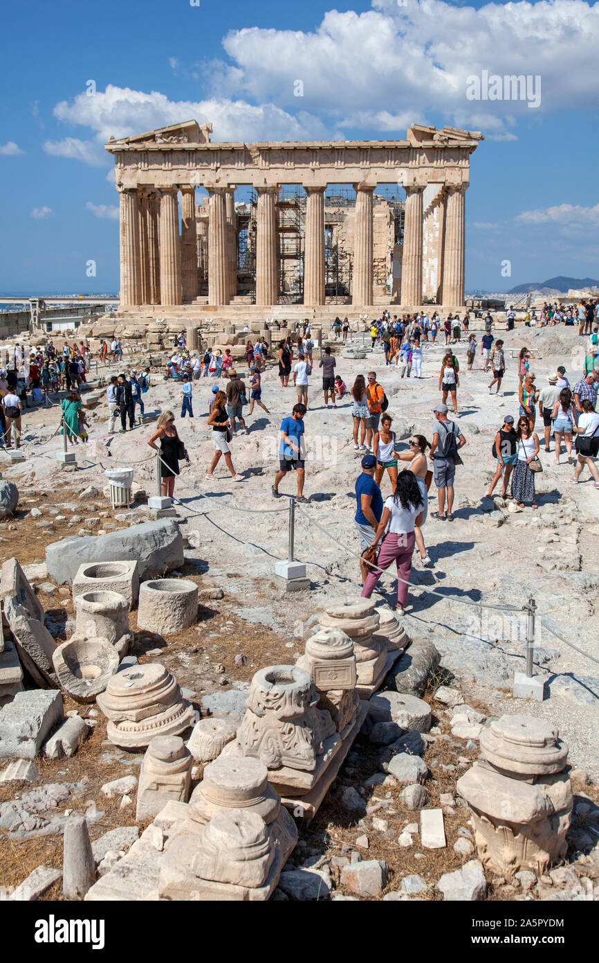 Parthenon at the Acropolis of Athens, Greece Stock Photo - Alamy