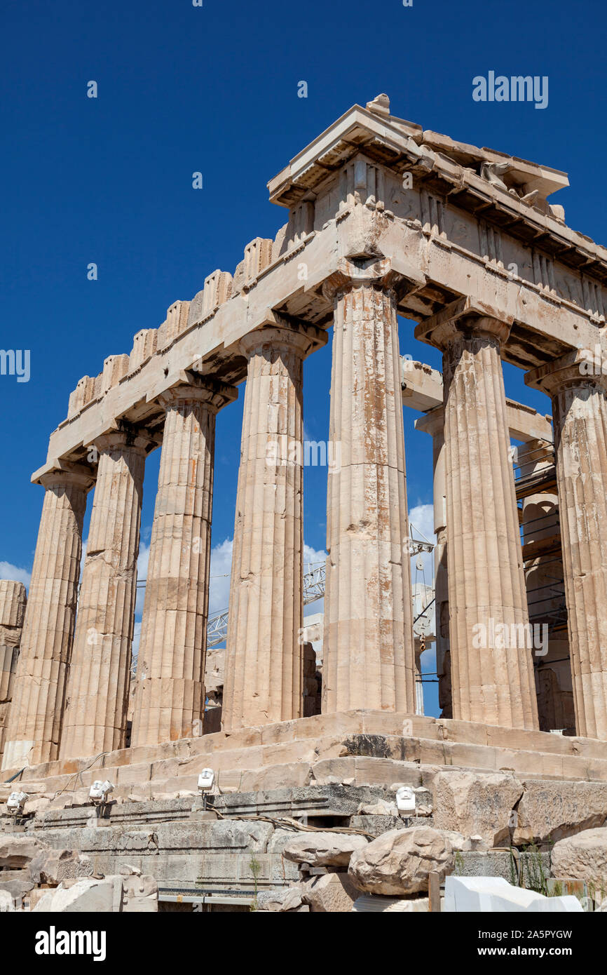 Parthenon at the Acropolis of Athens, Greece Stock Photo - Alamy