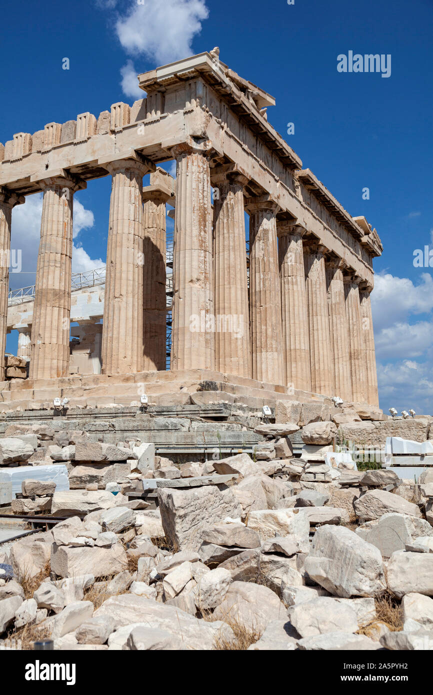 Parthenon at the Acropolis of Athens, Greece Stock Photo - Alamy