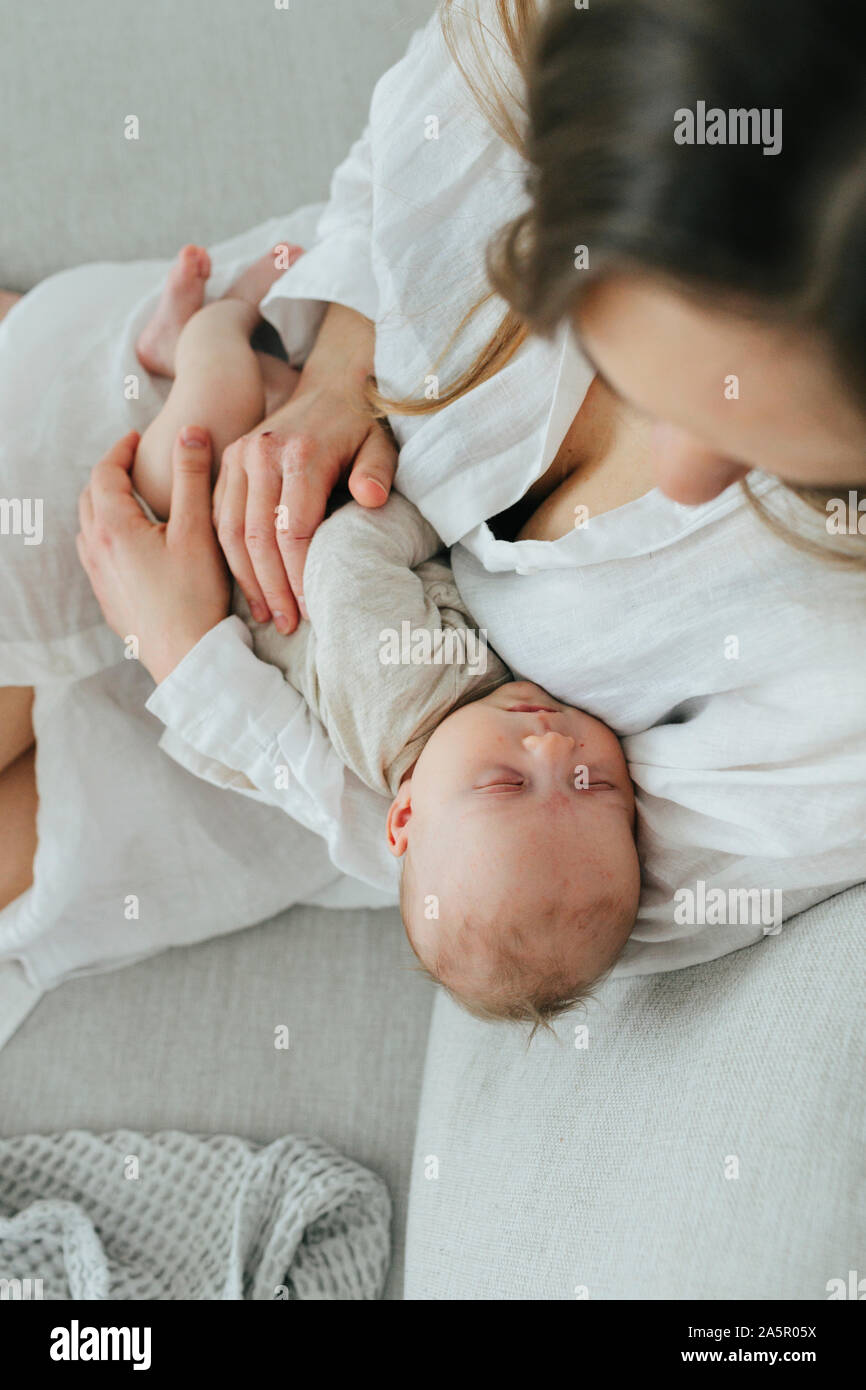 Mother with baby Stock Photo - Alamy