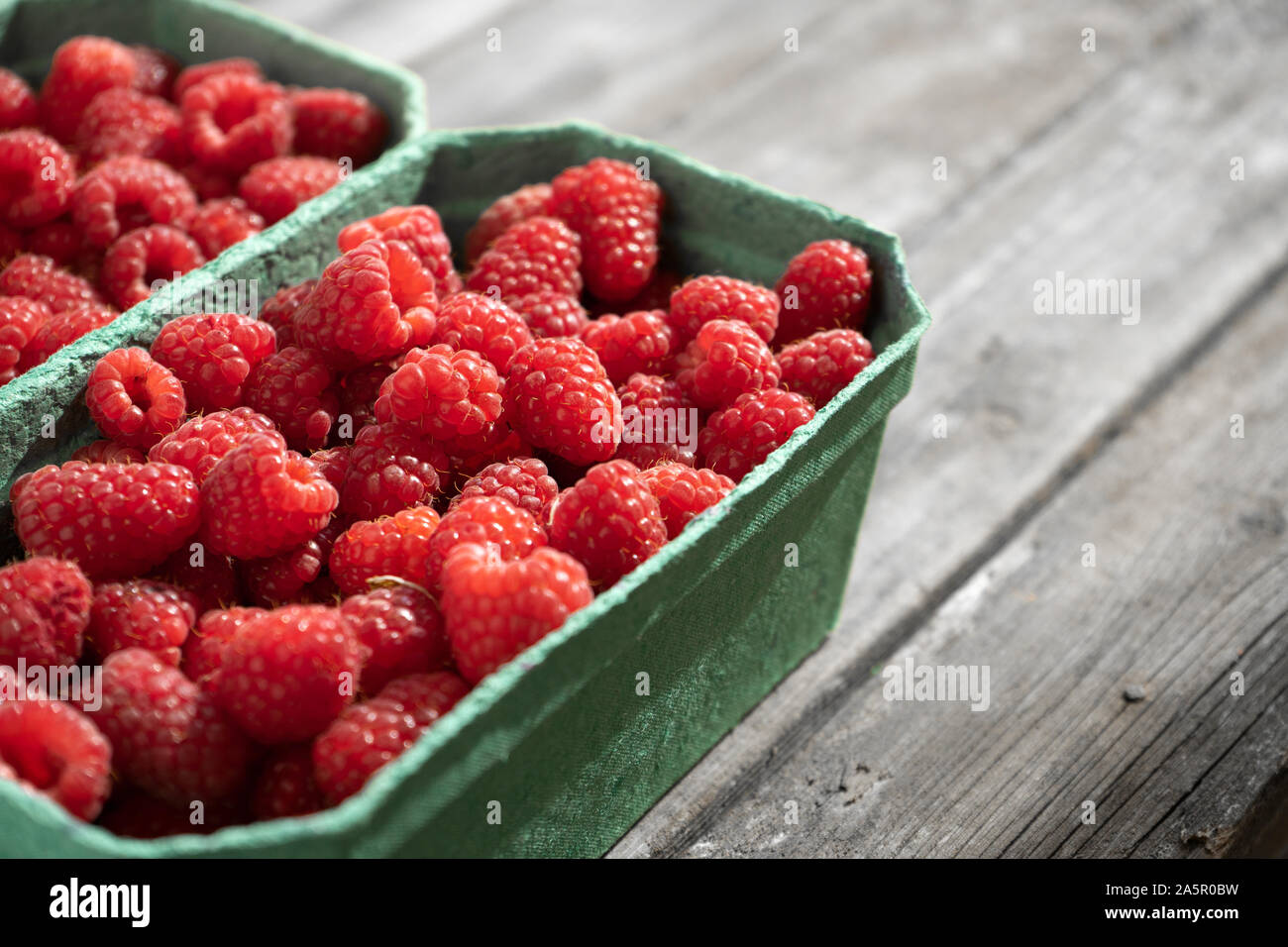 Picked fruit wooden tray hi-res stock photography and images - Alamy