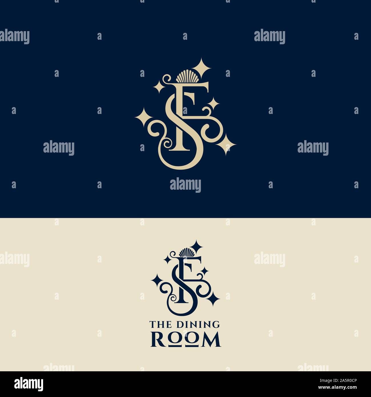 F,S letter vector logo. Luxury logo. Luxury vector monogram Stock Vector Image & Art - Alamy