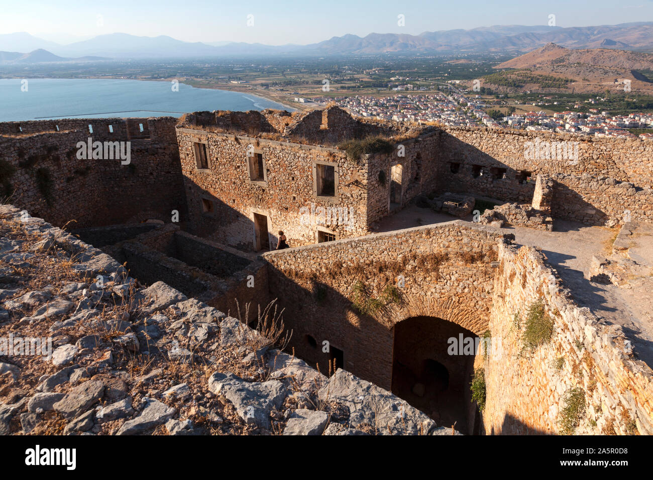 Palamidi castle. Nafplio, Greece Stock Photo - Alamy