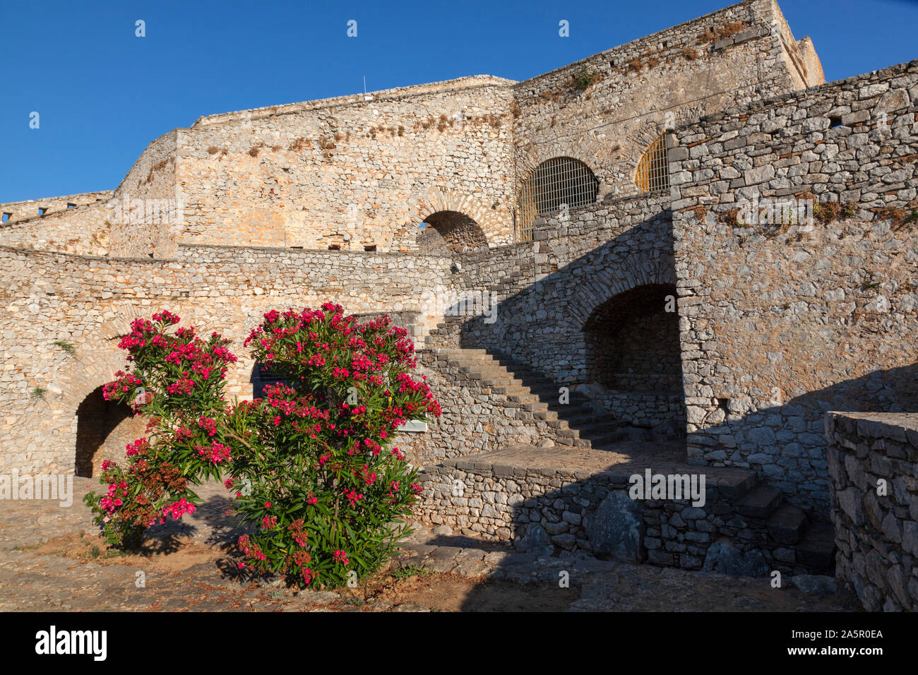Palamidi castle. Nafplio, Greece Stock Photo - Alamy