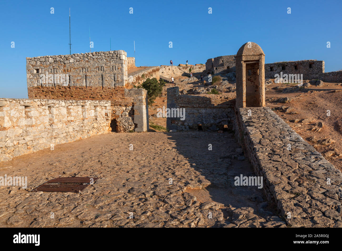 Sentry box at the Palamidi castle. Nafplio, Greece Stock Photo - Alamy
