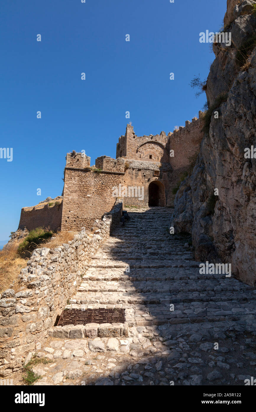 Greek acrocorinth fortress entrance hi-res stock photography and images ...